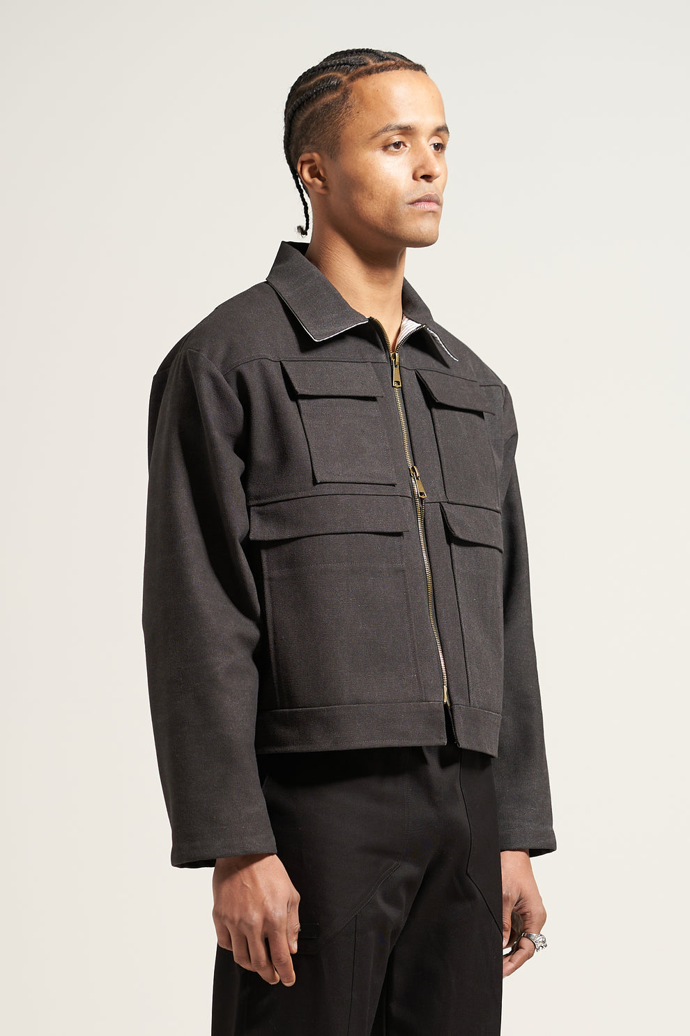 The Washed Grey Field Jacket – GLORYDAYS©