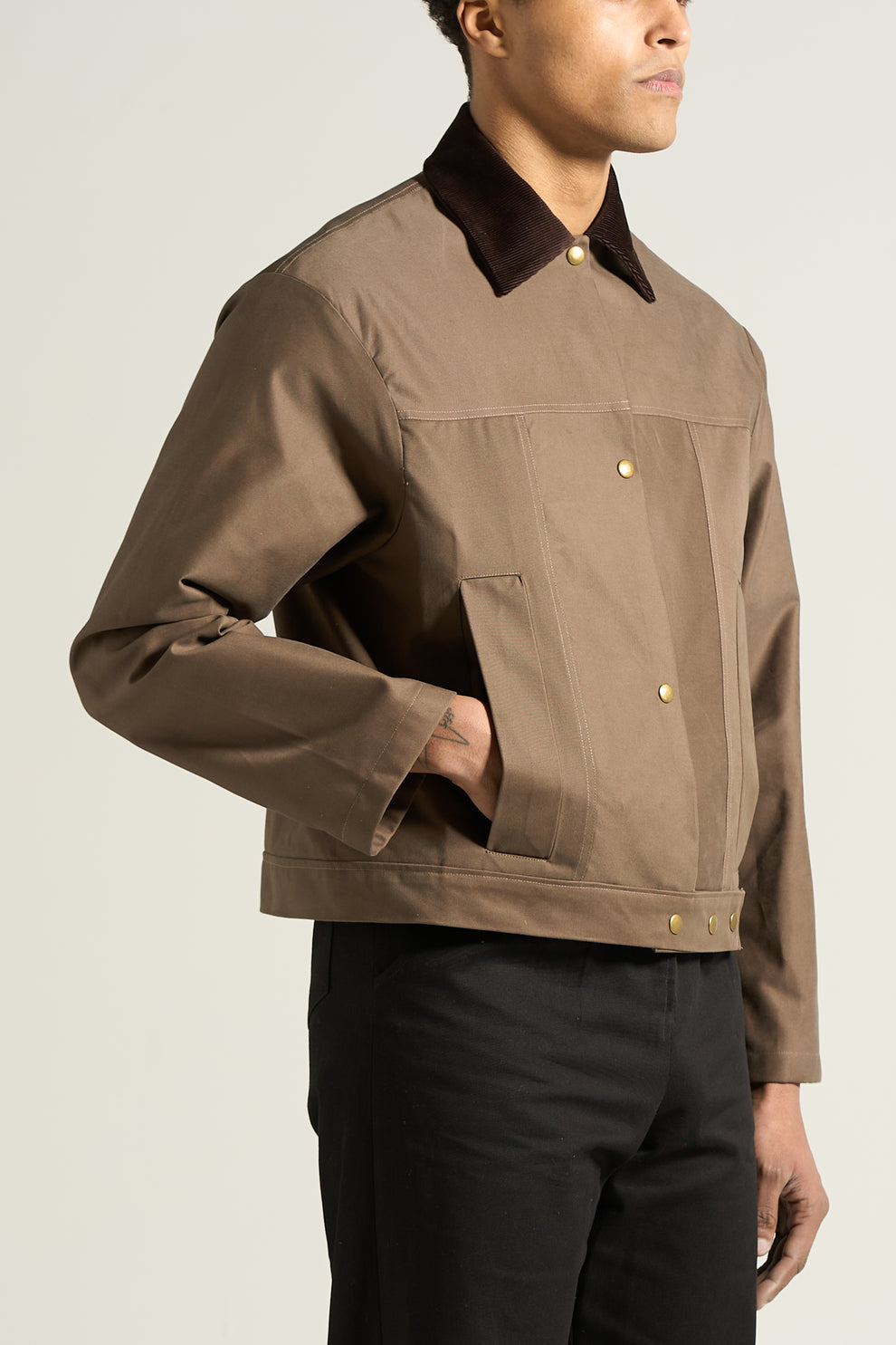 The Tan Drill Work Jacket – GLORYDAYS©